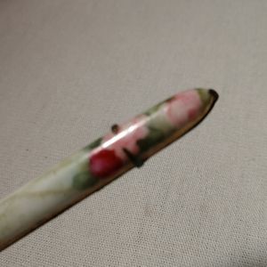 Vintage Enamel Painted Pin | Jewelry | Vintage Enamel Painted Roses Bar ...